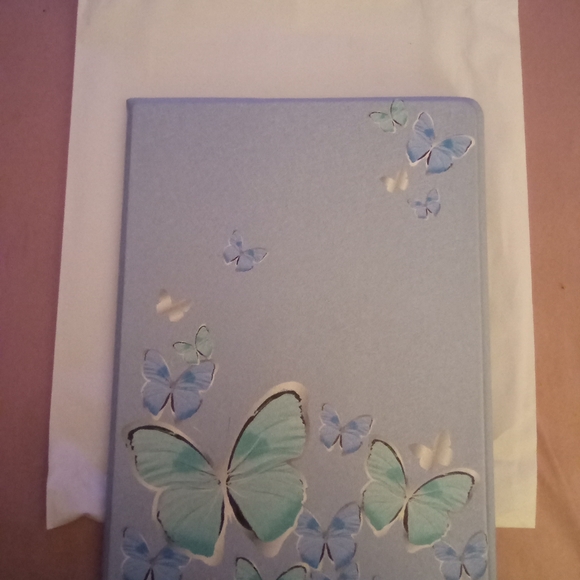 Tablets & Accessories | Blue Butterfly Notebook Cover | Poshmark